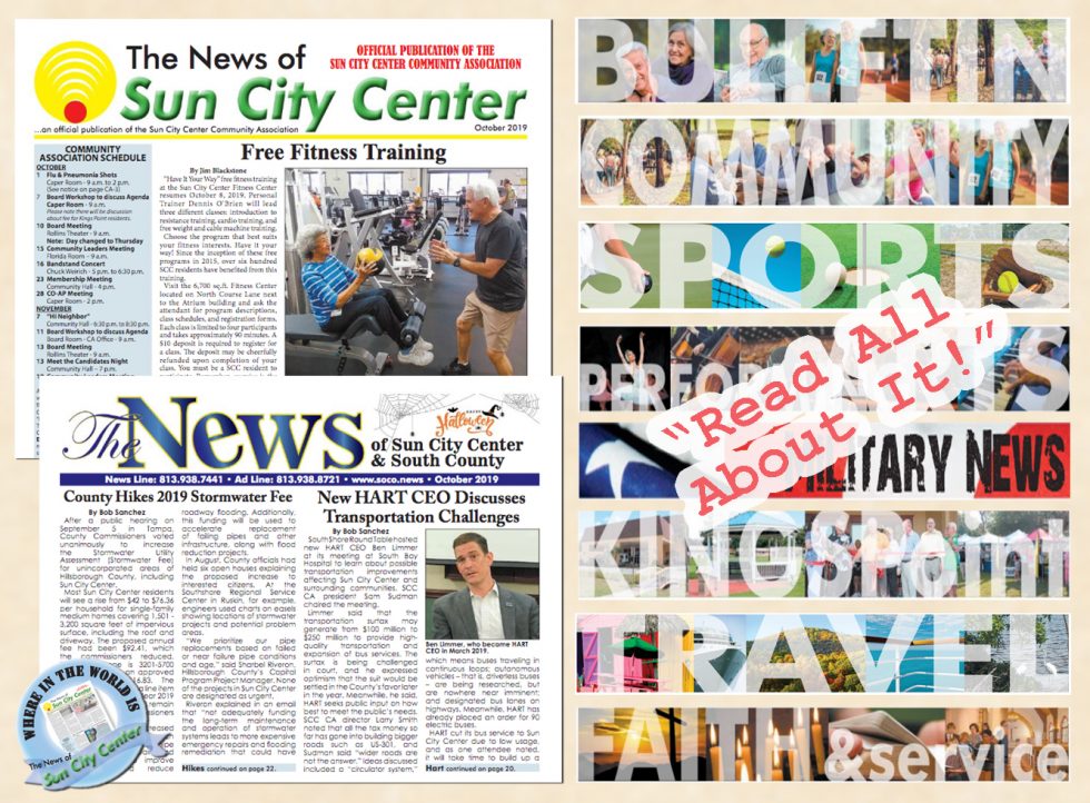 The October 2019 NEWS is HOT off the PRESS! | News of Sun City Center ...